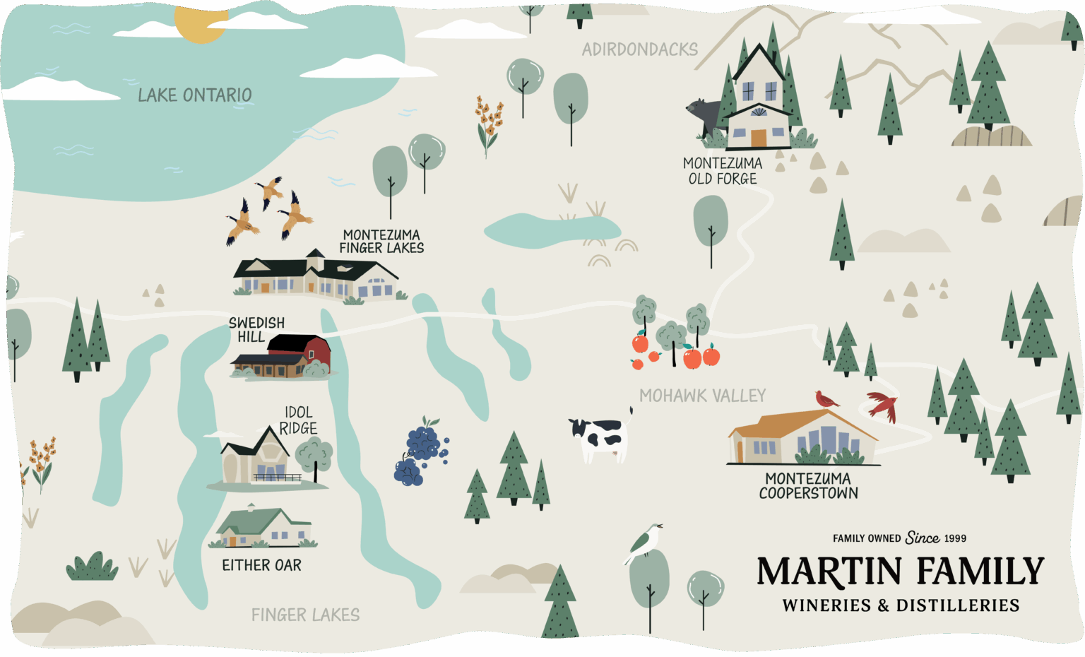 Finger Lakes Wineries & Distilleries - Finger Lakes NY Wine & Spirits